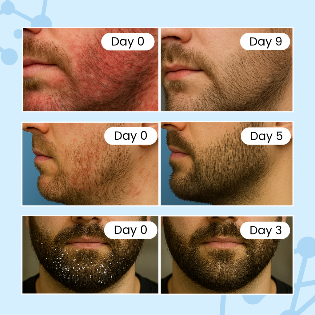 Natural Beard Cream – Calms Irritation, Itch & Flakes – New Aura